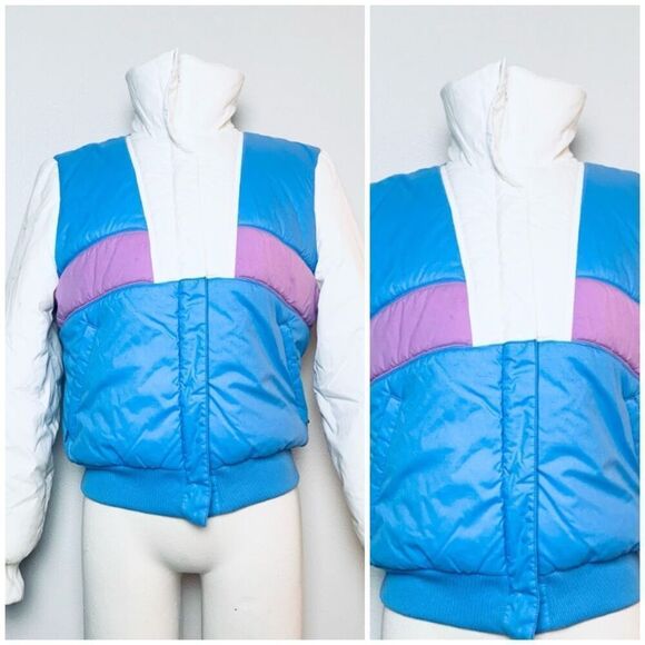 Vintage | Jackets & Coats | Vintage Snow Bearwhite Ski Jacket Coat ...